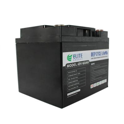 China Tiefe Batterie LED-Anzeige des Zyklus-12V LiFePO4 der Batterie-60Ah des Lithium-ESS/EV for sale