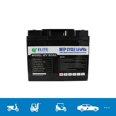 China LFP 12V 60ah Zellen des Lithium-Batterie-Satz-32650 für Elektro-Mobile for sale