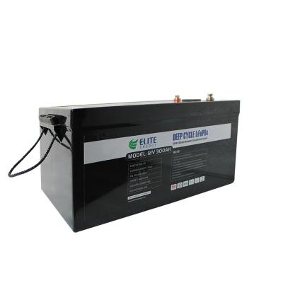China 12V 300Ah LiFePO4 Lithium Ion Backup Battery for Caravan Marine Boat for sale