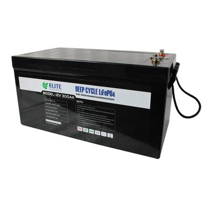 China 12V 300Ah LiFePO4 Lithium Ion Backup Battery for Caravan Marine Boat for sale