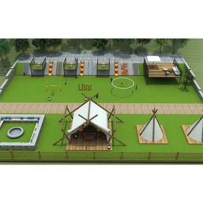중국 YST - 222021개 유치원 맞춘 플라스틱 슬라이드 놀이터 야외 상업적인 장비 판매용