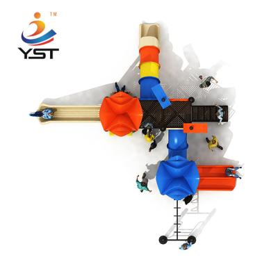 China Customized Playground Kids Plastic Slides Commercial Small Children For Garden for sale