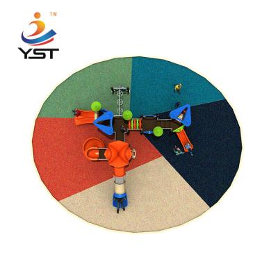 China Easy To Install Plastic Toddler'S Play Area Slide High Safety Bright for sale
