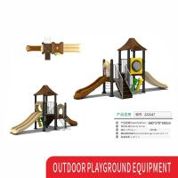 China Custom Outdoor Playground Slide Nature Theme With Plastic for sale