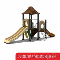 China Custom Outdoor Playground Slide Nature Theme With Plastic for sale