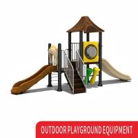 China Custom Outdoor Playground Slide Nature Theme With Plastic for sale