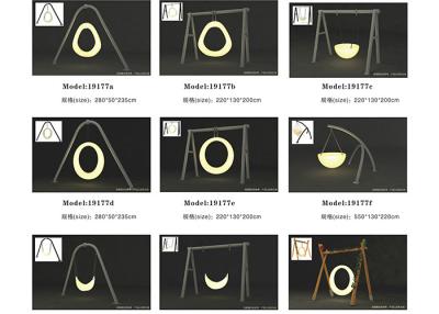 China De nachtschommeling, binnen, openlucht, Navulbare, Verlichte Terrasschommeling, de Schommeling van Babyseat plaatste voor Baby Te koop