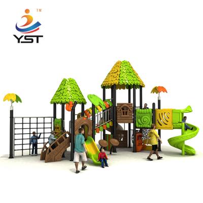 China Amusement Park Free Play Outdoor Playground Slides Equipment Surfact Mounting for sale