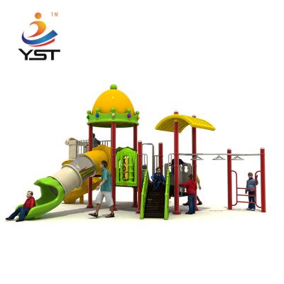 China Sports Park 2.5cbm Kids Playground Slide With Wingset for sale