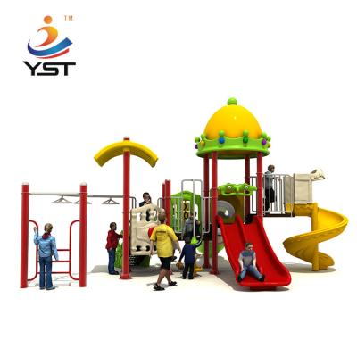 China Sports Park 2.5cbm Kids Playground Slide With Wingset for sale