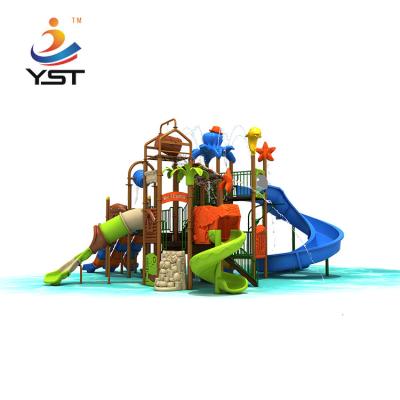 Cina Spessore della parete combinato della diapositiva 2.2mm del campo da giuoco dei bambini di tema dell'acqua di LLDPE in vendita