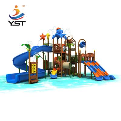 Cina Spessore della parete combinato della diapositiva 2.2mm del campo da giuoco dei bambini di tema dell'acqua di LLDPE in vendita