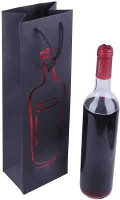 China Sacos personalizados única garrafa do presente do vinho para o partido de jantar dos aniversários dos casamentos à venda