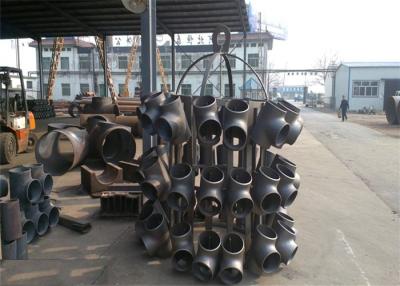 China 8 Inch Carbon Steel Pipe Lateral Equal Reduced Tee Durable For Shipbuilding for sale