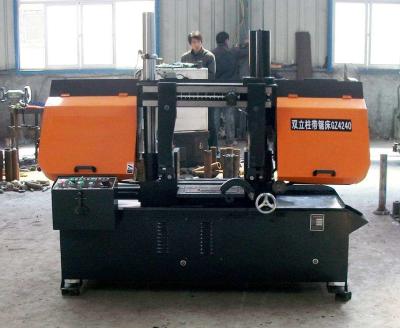 China 3kw dubbele van het de Legeringsstaal van de Kolombesnoeiing de Lintzaagmachine Om metaal te snijden Te koop