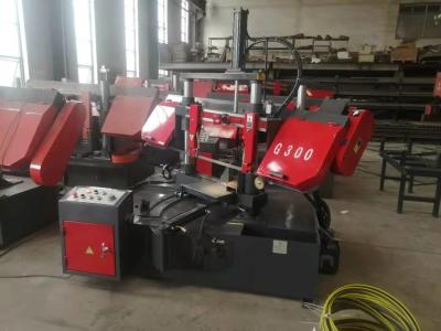 China Diameter 300mm Semi Automatische de Lintzaagmachine van de Staalbuis Te koop