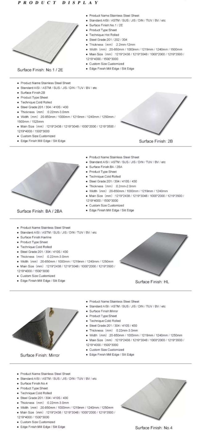 details of 410 Stainless Steel Sheet