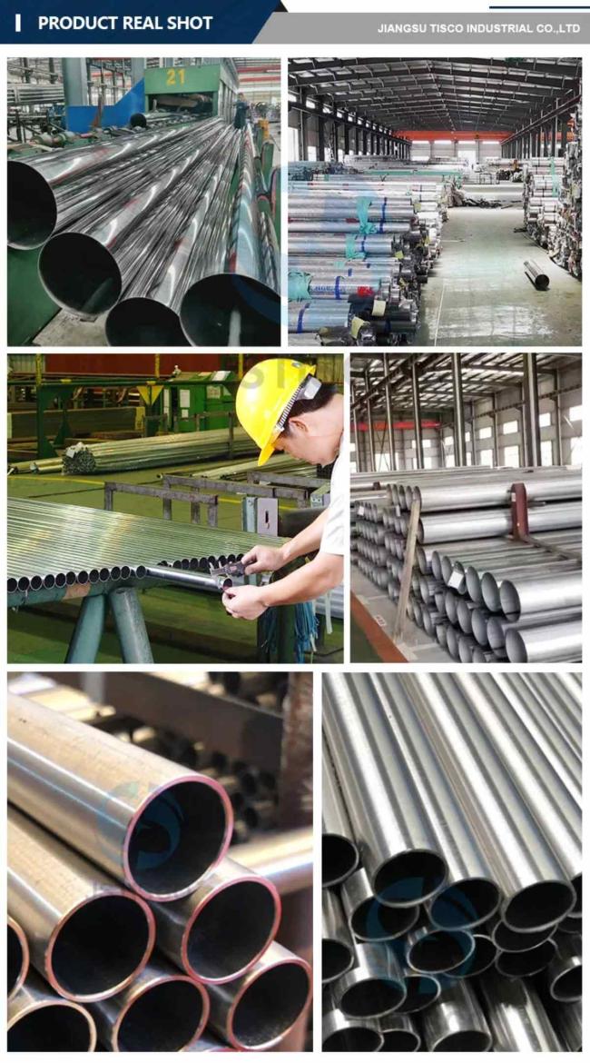 Stainless steel round welded pipe