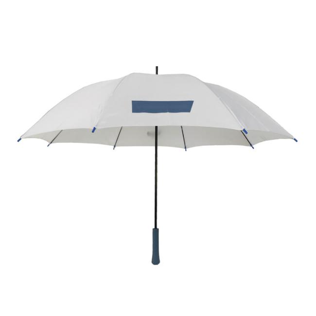 Straight windproof manual open umbrella with custom logo printing