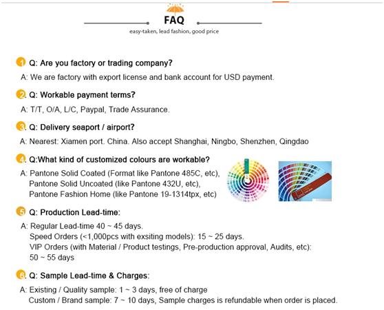 Close-up of umbrella fabric and construction details