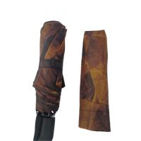 China Full Automatic 3 Folding Umbrella Auto Open Close Polyester 58cm Custom Logo for sale
