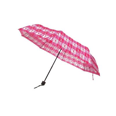China Compact Lightweight Auto Open Travel Umbrella With Durable Metal Shaft for sale