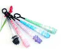 China Light Reverse Transparent Umbrella With Pattern Auto Open for sale