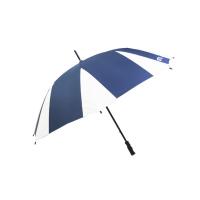 China Custom Branded 29 Inch Auto Open Golf Umbrella Polyester Pongee Fabric with Plastic Handle for sale
