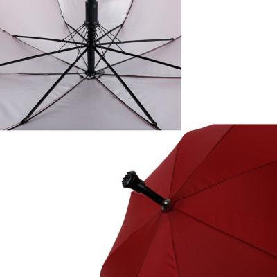 China Workable Performance Custom Logo Golf Umbrellas with Auto Open And Manual Close Comes with a Walking Stick for sale