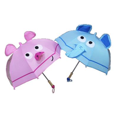 China A 15-Inch Cartoon Child'S Umbrella With Animal Ears Has A Transparence Window for sale