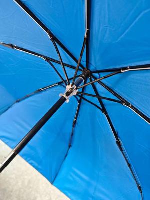 China 21-inch 8-Rib Reinforced Frame Reverse Umbrella with UPF 50+ UV Protection and Manual Folding Design for sale
