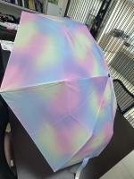 China Custom Logo 8 Ribs Fully Automatic Folding Umbrella 105cm Rainproof Polyester for sale