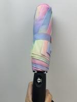China Custom Logo 8 Ribs Fully Automatic Folding Umbrella 105cm Rainproof Polyester for sale