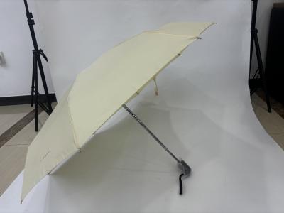 China Custom Print Mini Pocket Aluminum Bone 4 Fold 8K Umbrella with Auto Open Close Button Non Slip Grip for sale