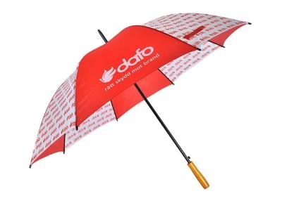 Cina Doppio U Ribs gli ombrelli promozionali dei regali della struttura del metallo, ombrello di stile del golf in vendita