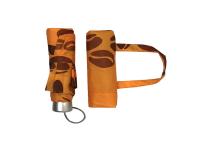 China Windproof Mini Three Fold Umbrella 21 Inch Aluminum Frame Custom Logo for sale