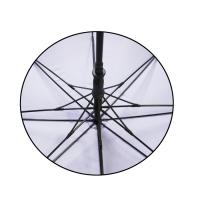 China 130cm Semi Automatic Heavy Duty Golf Umbrella with 68-inch Square Canopy and UPF 50+ Protection for sale