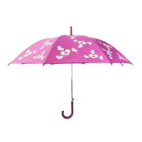 China Compact 23 Inch Automatic Stick Umbrella with Metal Tips Blue Polyester for sale
