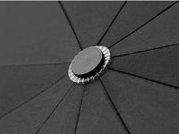 China Pongee Fabric Waterproof Solid Color 3 Foldable Umbrella for sale