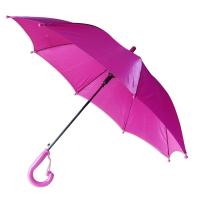 China SGS Certified Plastic Hook Handle Windproof Mini Umbrella for Kids 8mm Metal Shaft for sale