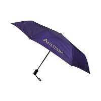 China Auto Open 3 Fold Double Layer Telescopic Umbrella 21 Inch 8 Panels Windproof for sale