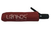 China Fully-automatic Windproof Red 2 Layers Foldable  Umbrella for Amazon Ventilation for sale