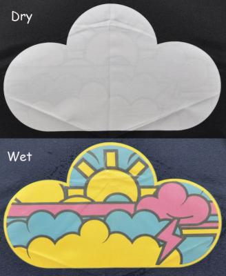 China Cute Cloud Printing Windproof Fully Automatic Umbrella for sale