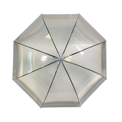 China OEM Dome Clear Kids Bubble Umbrella POE PVC Children for sale