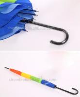 China BSCI J Handle Straight Windproof Golf Umbrella 8mm Metal Shaft Auto Open for sale