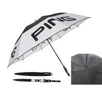 China Two Layer Polyester Windproof Golf Umbrellas 27 Inch for sale