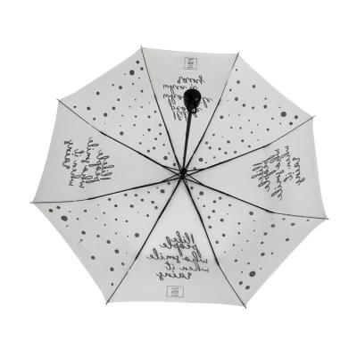 China 8 Ribs Auto Open Close Mini Folding Umbrella Digital Printing With Shopping Bag for sale