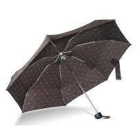 China PAHS Lightweight Plastic Handle Five Foldable Umbrella 108cm Arc Custom Logo for sale