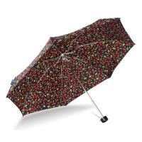 China PAHS Lightweight Plastic Handle Five Foldable Umbrella 108cm Arc Custom Logo for sale