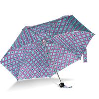 China PAHS Lightweight Plastic Handle Five Foldable Umbrella 108cm Arc Custom Logo for sale
